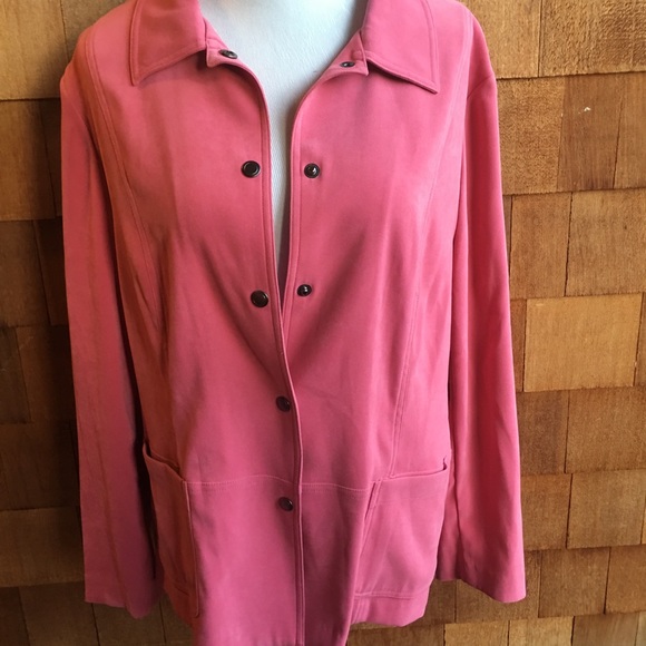 JM Collection | Jackets & Coats | Nwot Jm Collection Faux Suede Leather ...